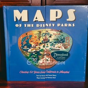 Disney | Accents | Disney Maps Of Disney Parks Hardcover Book | Poshmark